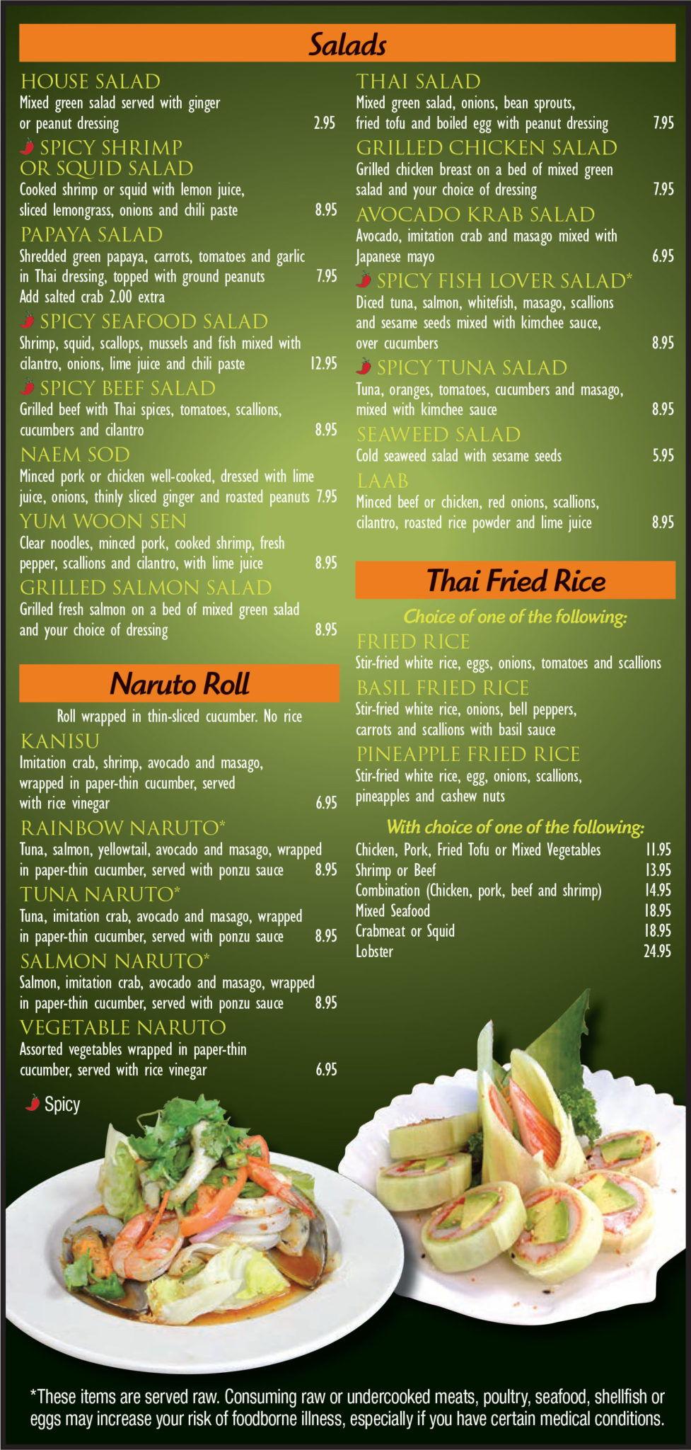 Menu Sticky Rice Menu Sticky Rice